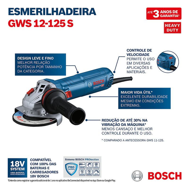 Esmerilhadeira angular 5 Esmerilhadeira angular 5