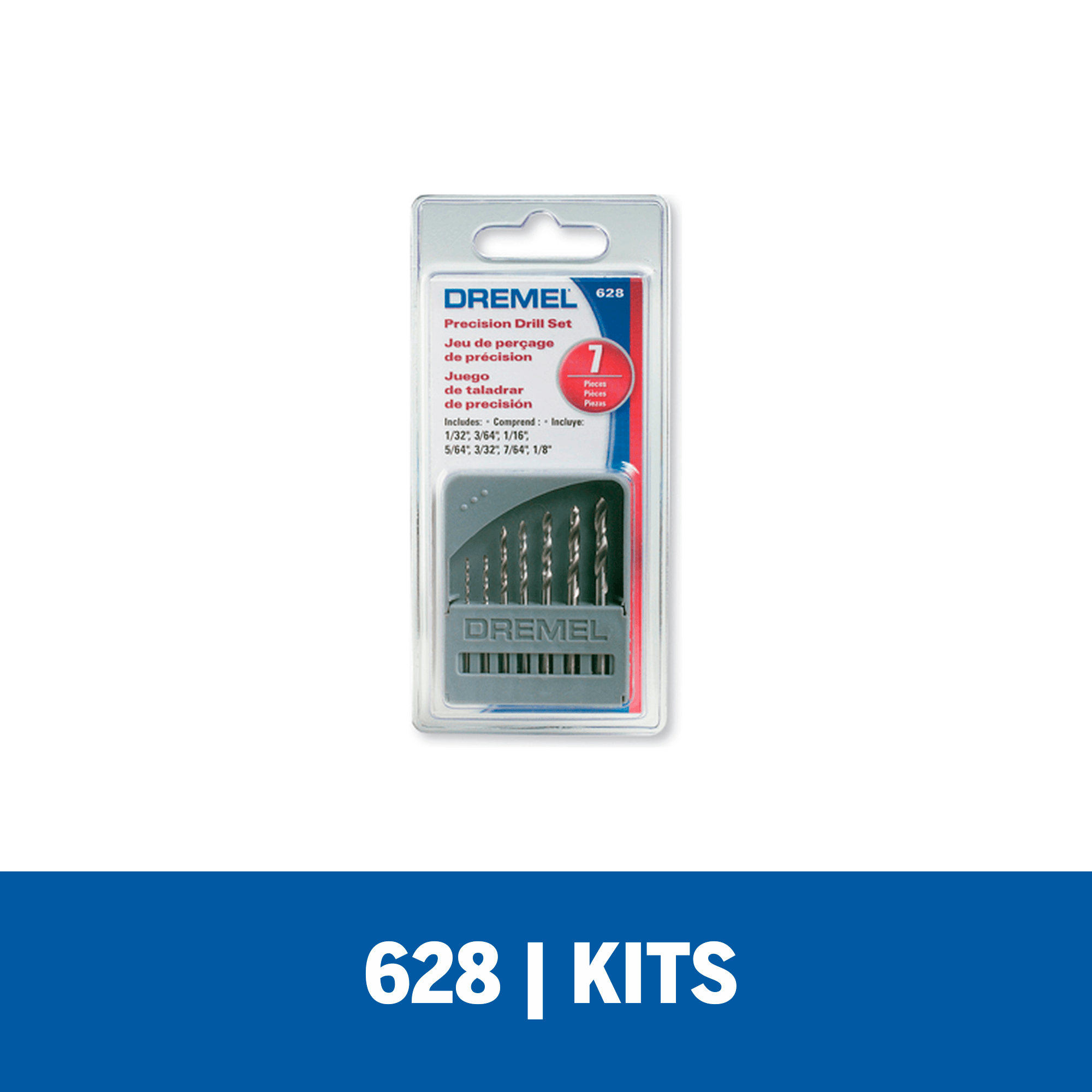 Dremel Kit De Brocas - 7 Peças (Modelo 628) - Bosch Ferramentas | Loja ...